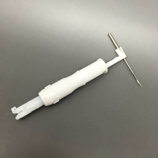 Needle threading tool for sewing machines